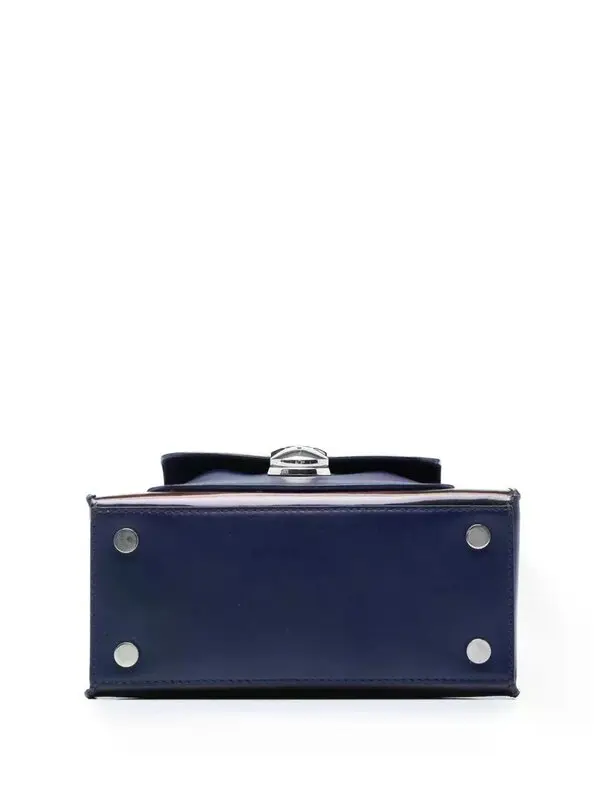 Balenciaga Mini Patent Padlock Satchel