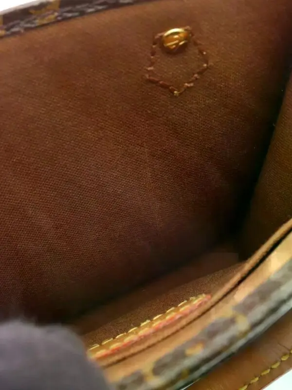 LOUIS VUITTON Monogram Petit Sac Plat Satchel