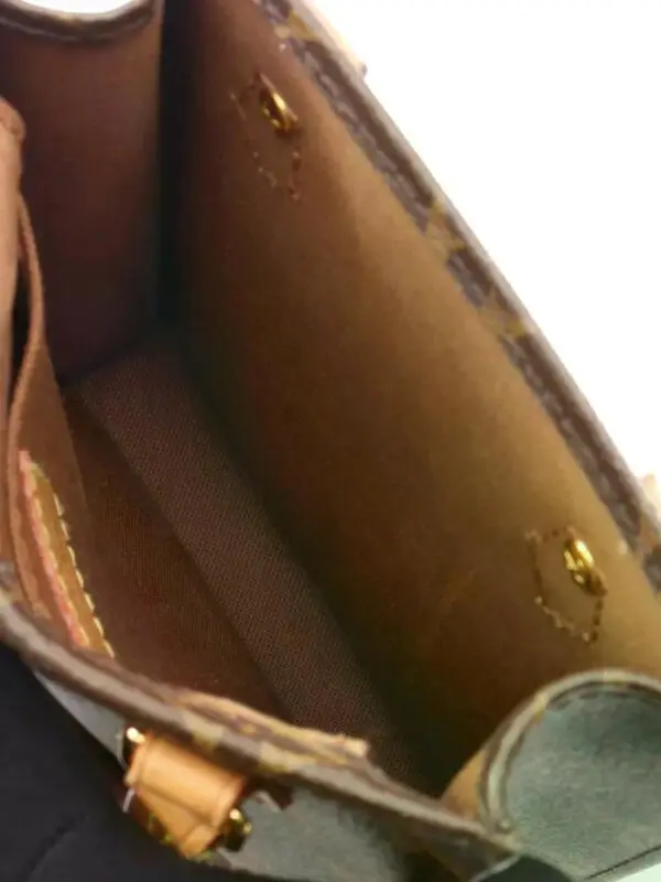 LOUIS VUITTON Monogram Petit Sac Plat Satchel