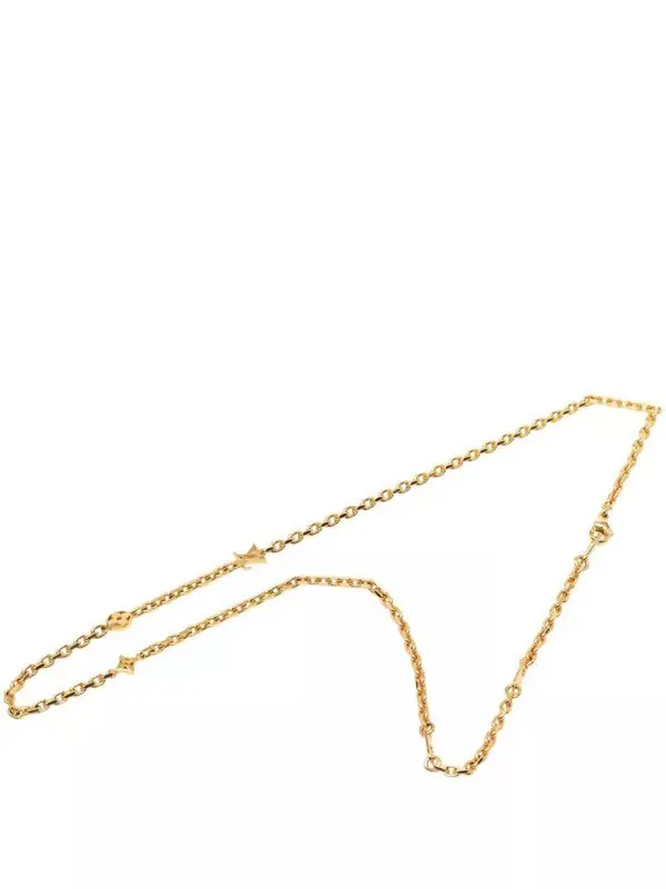 LOUIS VUITTON 2025 Plated Yours Chain Necklace Costume Necklace - Gold