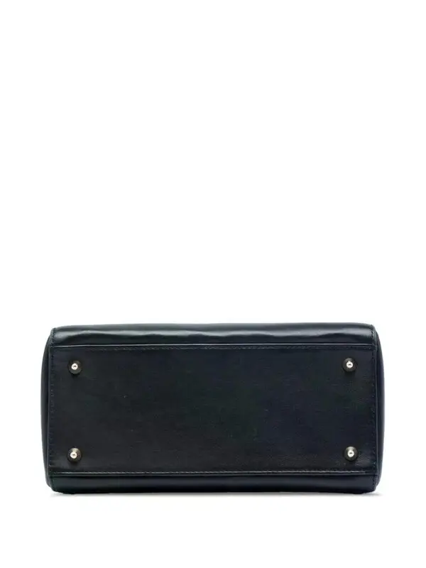 Dior Niki De Saint Phalle Heart Calfskin Lady Satchel - Black