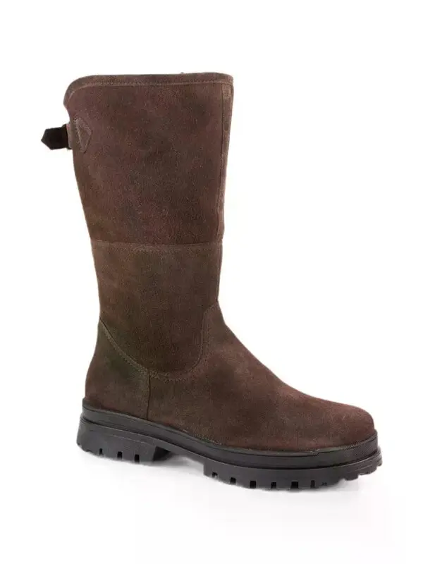 DIRNDL & BUA Suede Side-zip Boots - Brown