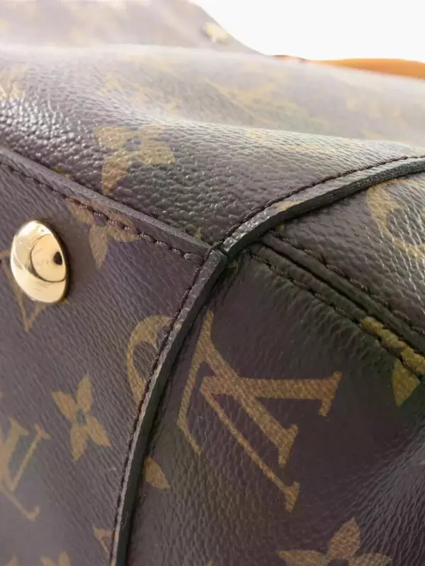 LOUIS VUITTON 2015 Monogram Montaigne Gm Satchel - Brown