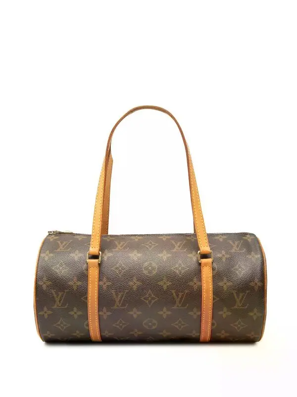 LOUIS VUITTON 2003 Monogram Papillon 30 Handbag - Brown