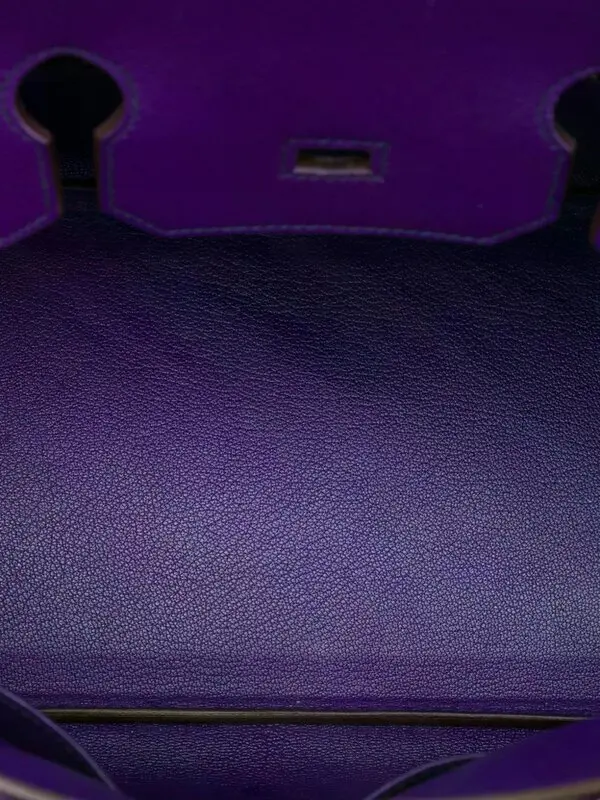 Hermès 35 Birkin Epsom Leather Handbag - Purple