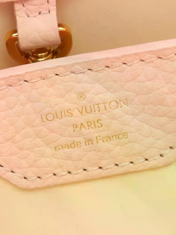 LOUIS VUITTON Taurillon Capucines Bb Satchel - Pink