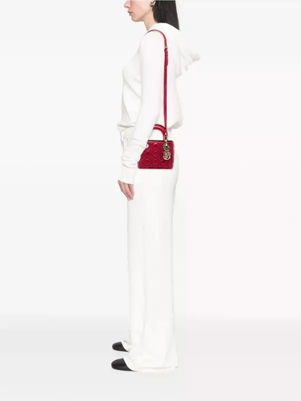 Dior Mini Lady Satchel - Red