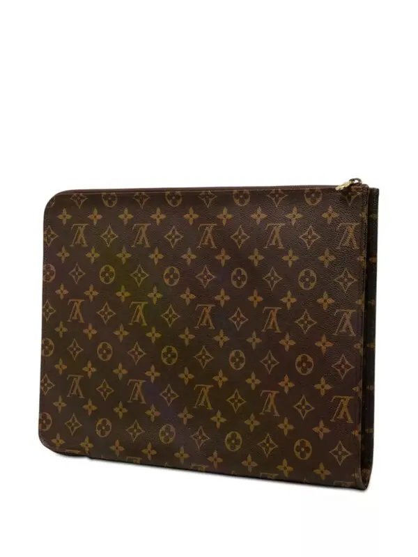 LOUIS VUITTON Monogram Etui Voyage Gm Clutch Bag - Brown