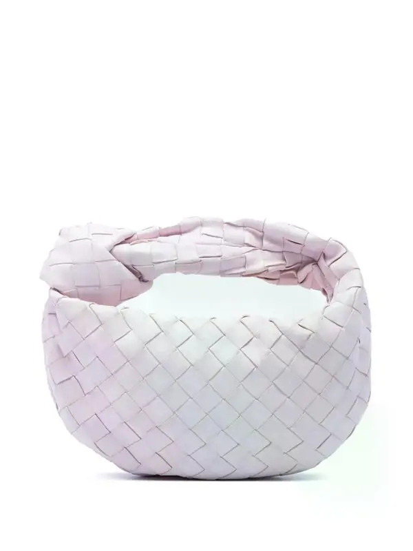 Bottega Veneta 2012-2026 Mini Nappa Intrecciato Jodie Hobo Bag - Pink
