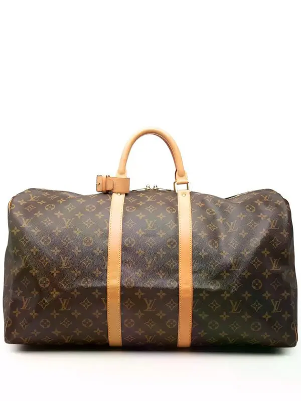 LOUIS VUITTON 2003 Monogram Keepall 55 Travel Bag