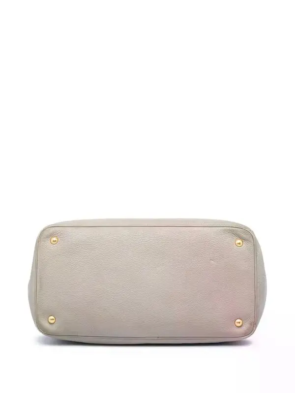 Prada Vitello Daino Open Convertible Tote Satchel