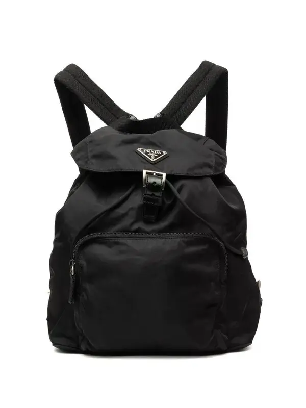 Prada 2000-2013 Tessuto Backpack - Black