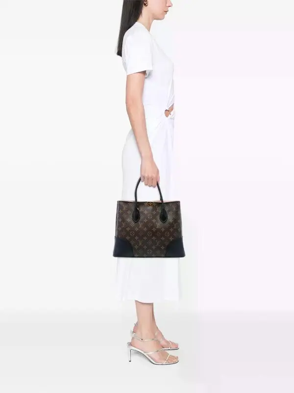 LOUIS VUITTON 2017 Monogram Flandrin Satchel - Black