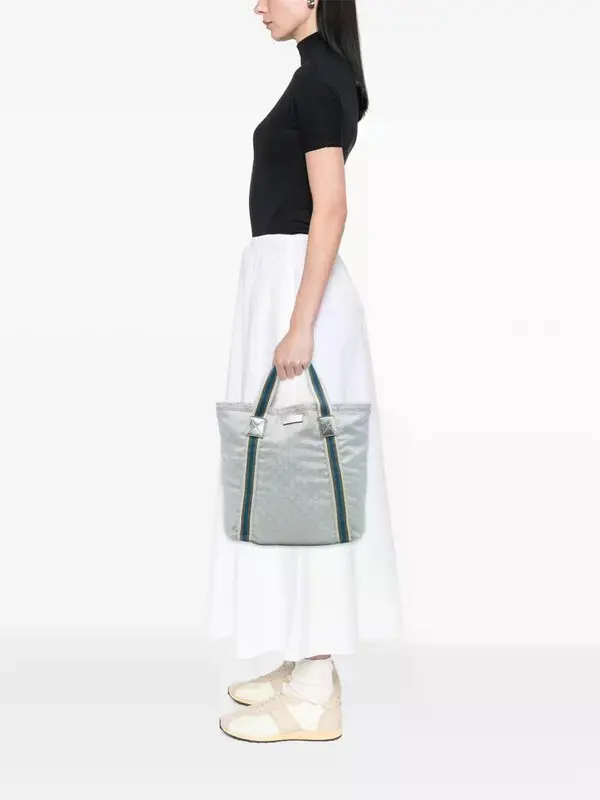 Gucci 2016-2026 Gg Canvas Web Tote Bag