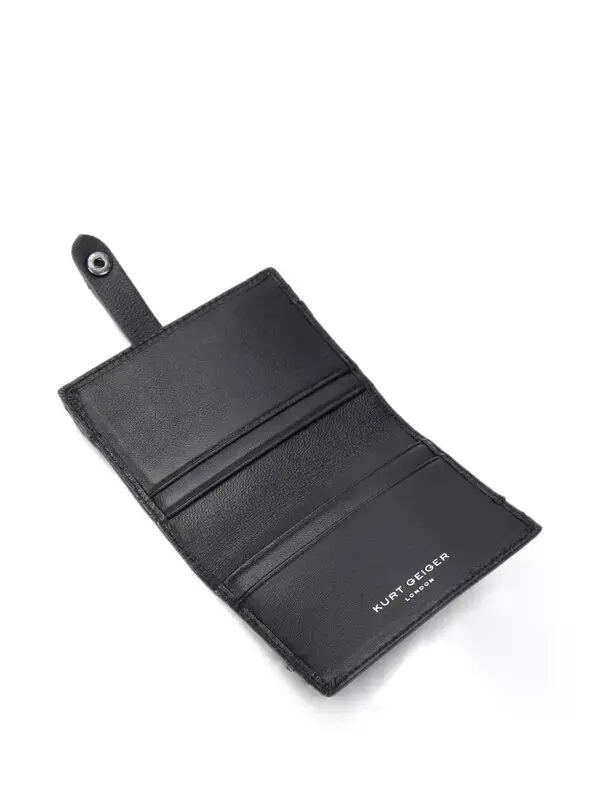 Kurt Geiger Quilted Eagle-plaque Card Holder