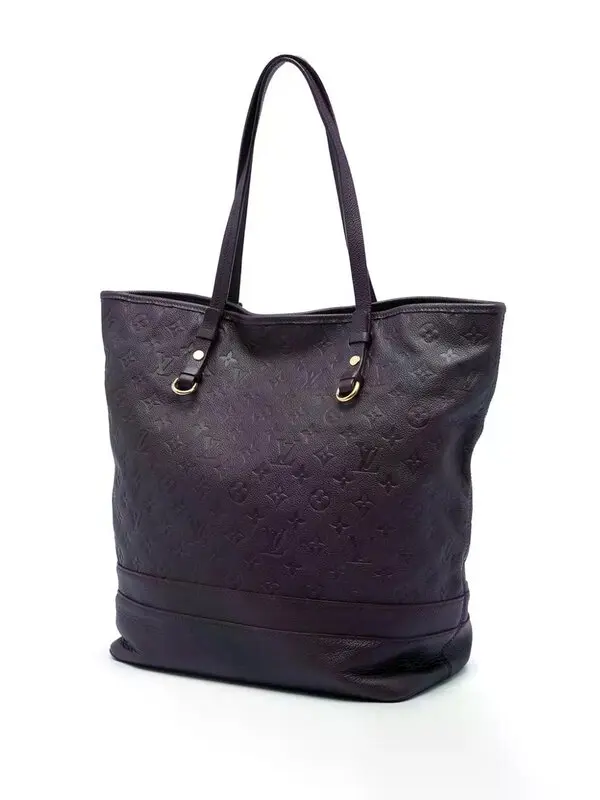 LOUIS VUITTON Monogram Empreinte Citadine Pm Tote Bag - Purple