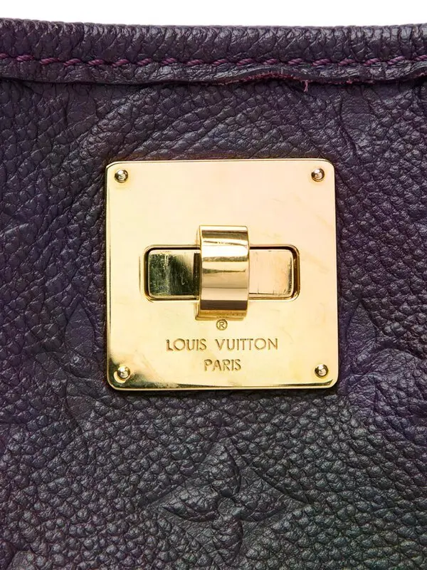 LOUIS VUITTON Monogram Empreinte Citadine Pm Tote Bag - Purple