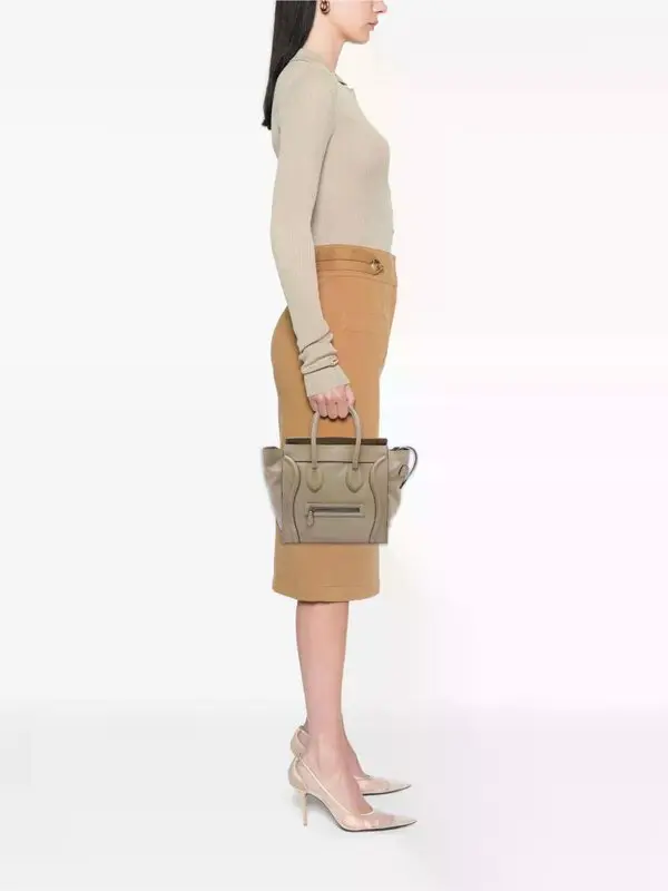 Celine Mini Luggage Tote Bag - Neutrals