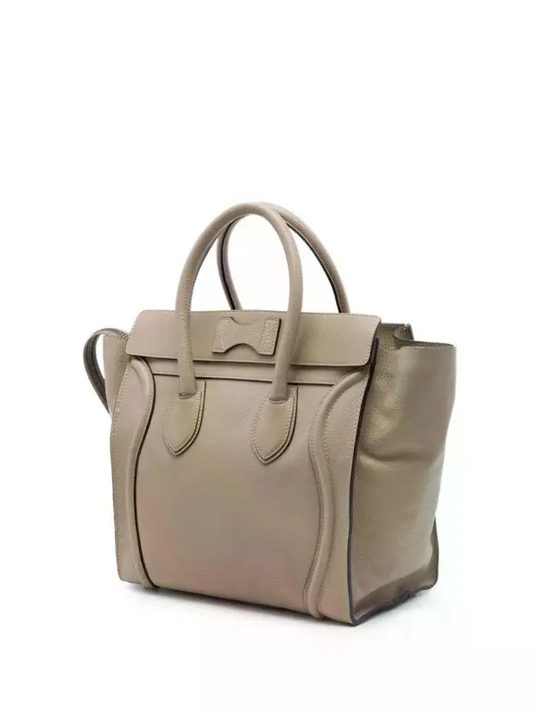 Celine Mini Luggage Tote Bag - Neutrals