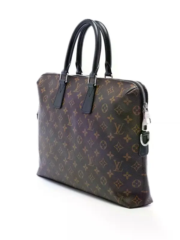 LOUIS VUITTON Monogram Macassar Business Bag