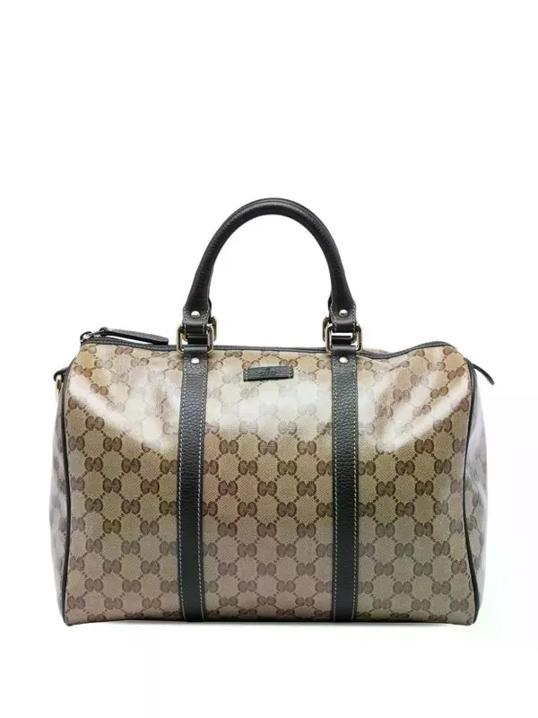 Gucci 2016-2026 Medium Gg Crystal Joy Boston Bag - Neutrals