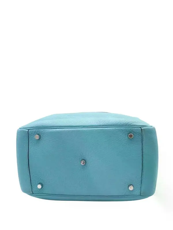 Hermès 2015 Clemence Lindy 30 Shoulder Bag - Blue