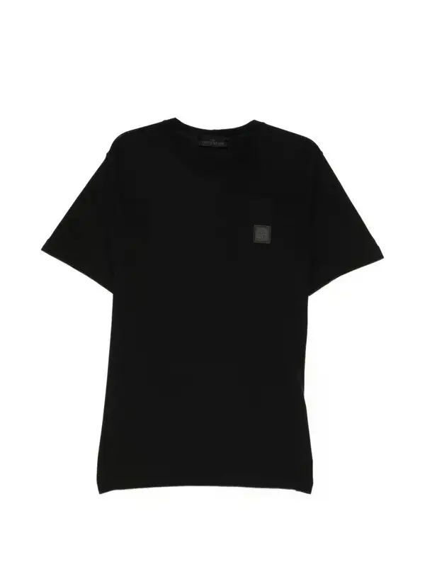 Stone Island Logo-patch T-shirt - Black