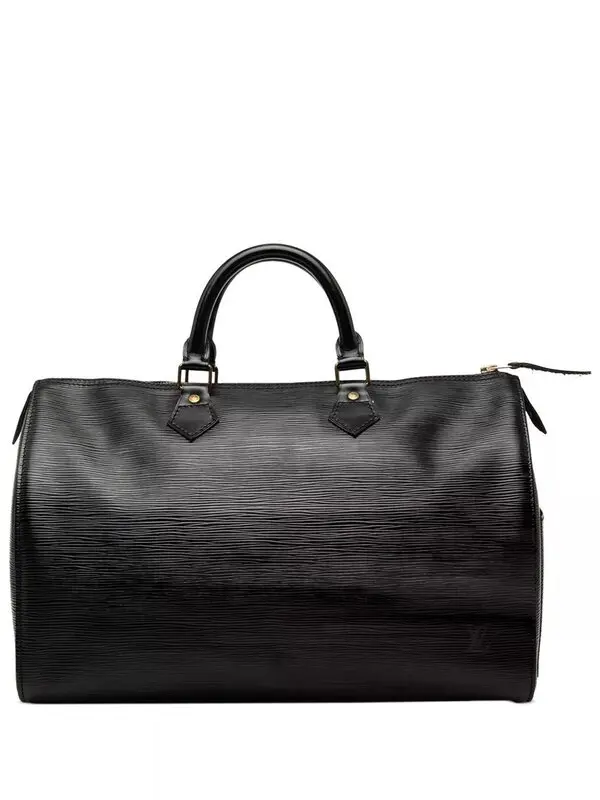 LOUIS VUITTON 1991 Epi Speedy 35 Boston Bag - Black