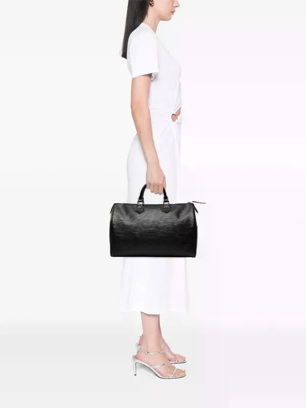 LOUIS VUITTON 1991 Epi Speedy 35 Boston Bag - Black