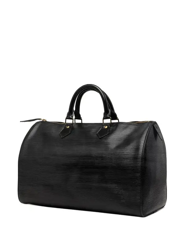 LOUIS VUITTON 1991 Epi Speedy 35 Boston Bag - Black