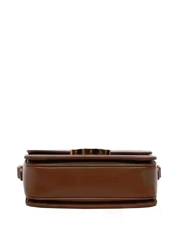 Celine Shiny Calfskin Triomphe Crossbody Bag