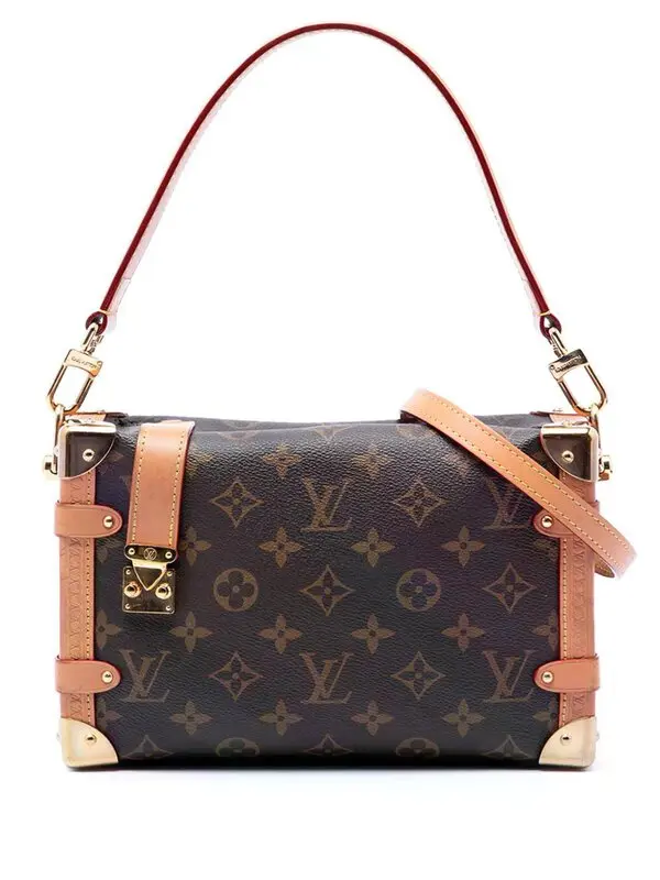 LOUIS VUITTON 1990-2010 Monogram Side Trunk Mm Satchel - Brown