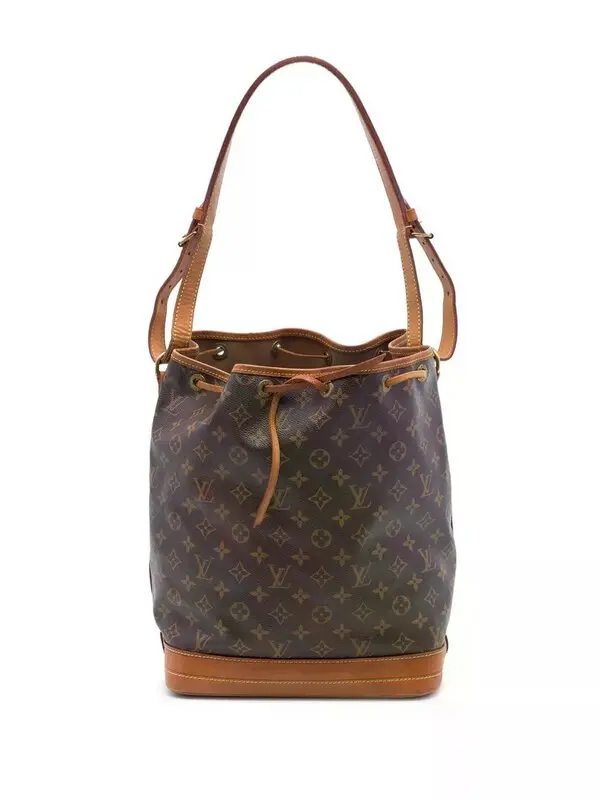 LOUIS VUITTON 2010 Monogram Noe Gm Bucket Bag - Brown