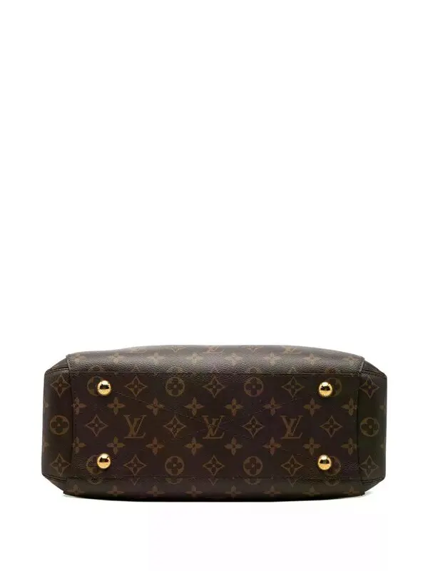 LOUIS VUITTON Monogram Montaigne Mm Satchel - Brown