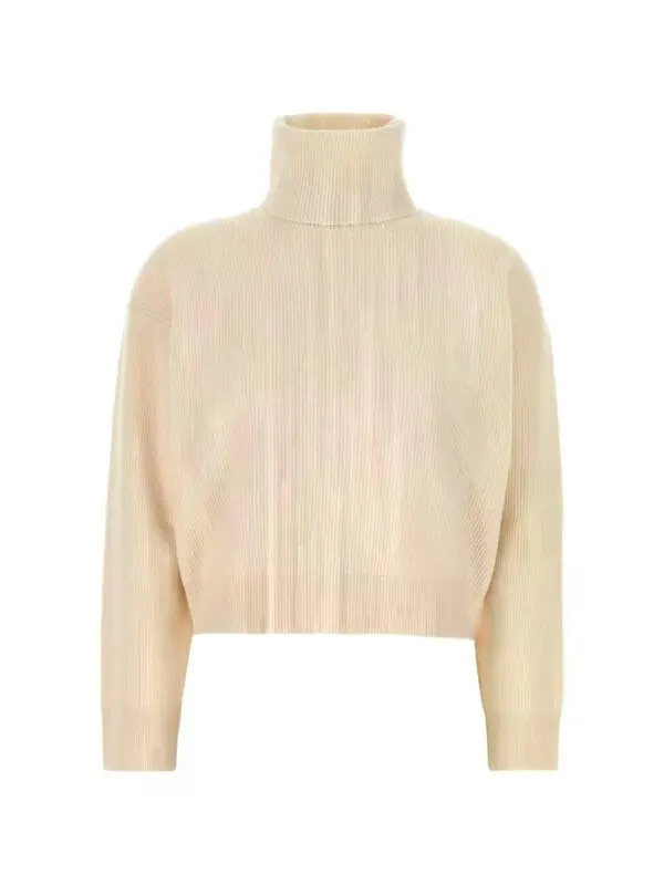 Brunello Cucinelli Ribbed-knit Roll-neck Sweater - Neutrals
