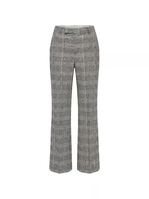 Patrizia Pepe Check-pattern Tailored Trousers