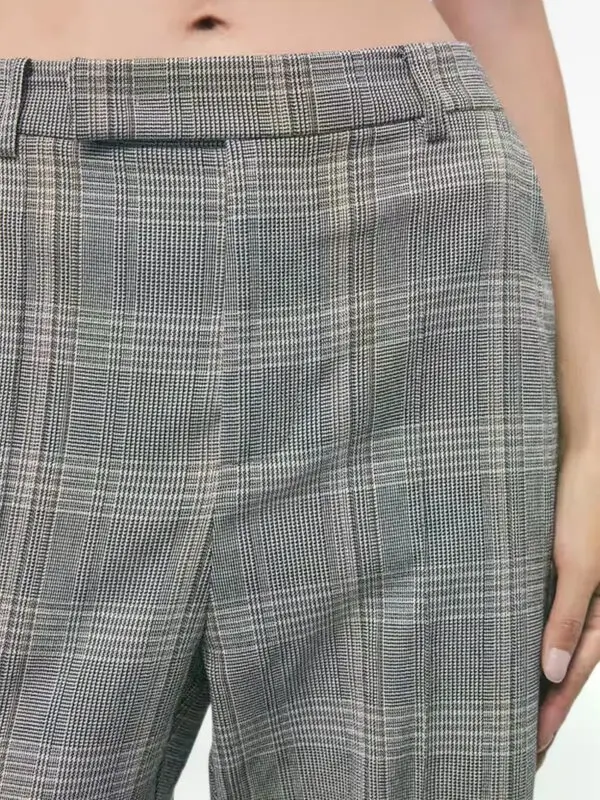 Patrizia Pepe Check-pattern Tailored Trousers