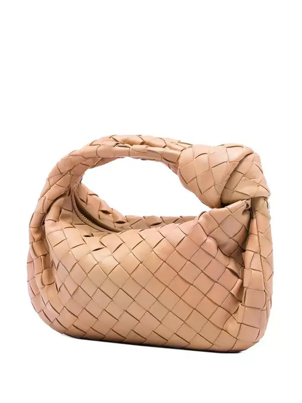 Bottega Veneta 2012-2026 Mini Nappa Intrecciato Jodie Hobo Bag - Neutrals