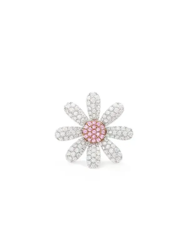 MIO HARUTAKA Margaret Sapphire And Diamond Earring - Silver
