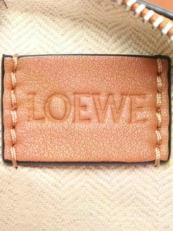 Loewe 2022 Small Leather Cubi Crossbody Bag
