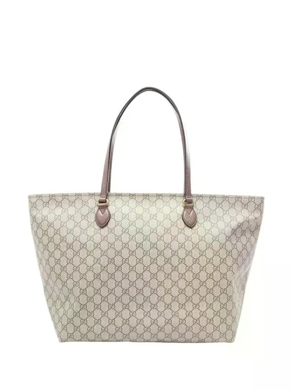 Gucci 2022-2026 Medium Gg Supreme Ophidia Tote Bag - Neutrals