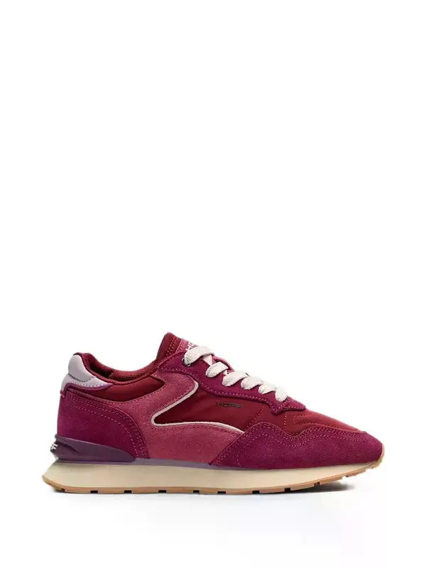 HOFF City Calf Suede-panelled Sneakers - Red