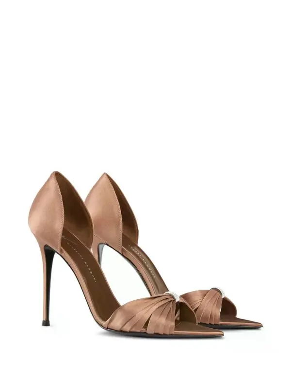 GIUSEPPE ZANOTTI Lumière Satin Sandals 105