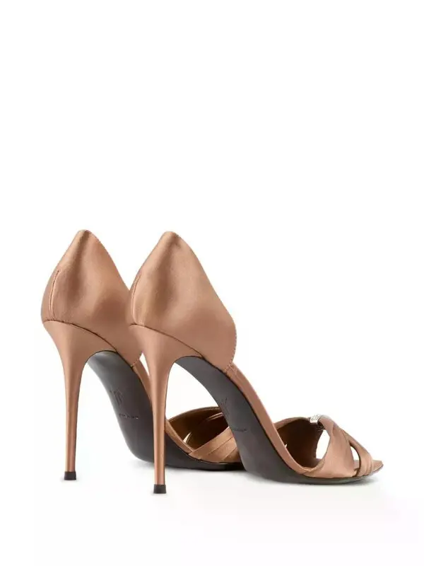GIUSEPPE ZANOTTI Lumière Satin Sandals 105