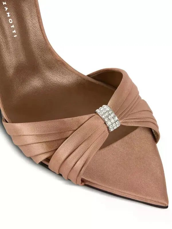 GIUSEPPE ZANOTTI Lumière Satin Sandals 105