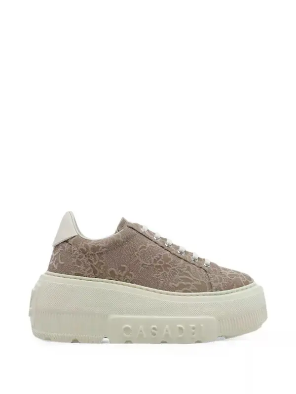 Casadei Nexus Rigel Lace-effect Sneakers - Brown