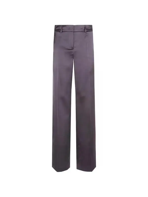 DRHOPE Tailored Satin-finish Trousers