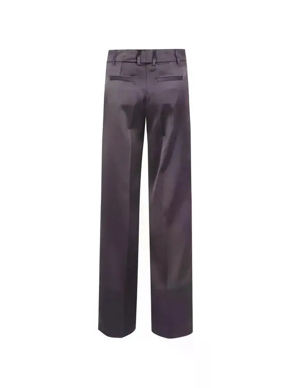 DRHOPE Tailored Satin-finish Trousers