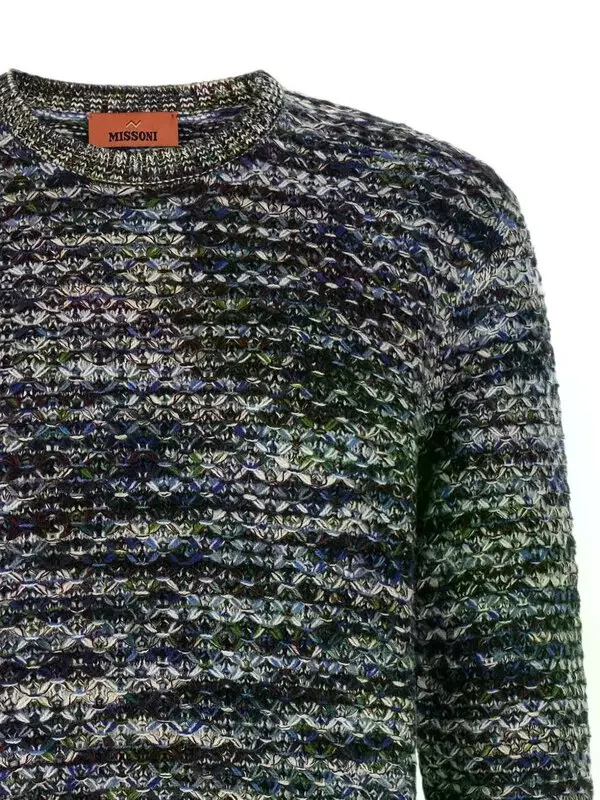 Missoni Three-dimensional Flamed Pattern Sweater