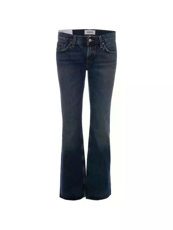 AGOLDE Faded-effect Flared-leg Jeans